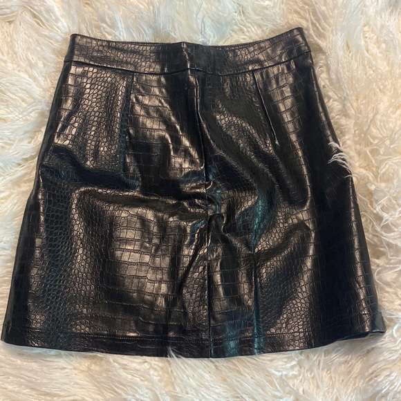 French Connection | Skirts | Black Snake Skin Skirt | Poshmark